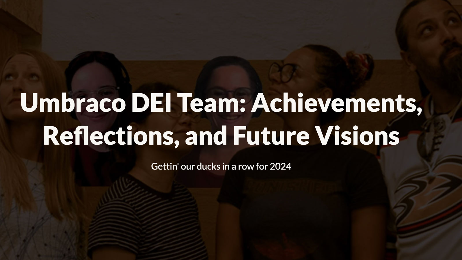 Umbraco DEI Team: Achievements, Reflections, and Future Visions